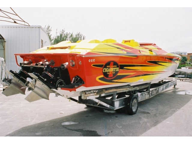 Overstock Boats - 42' CIGARETTE TIGER 2004 W/ 575 SC MerCruisers